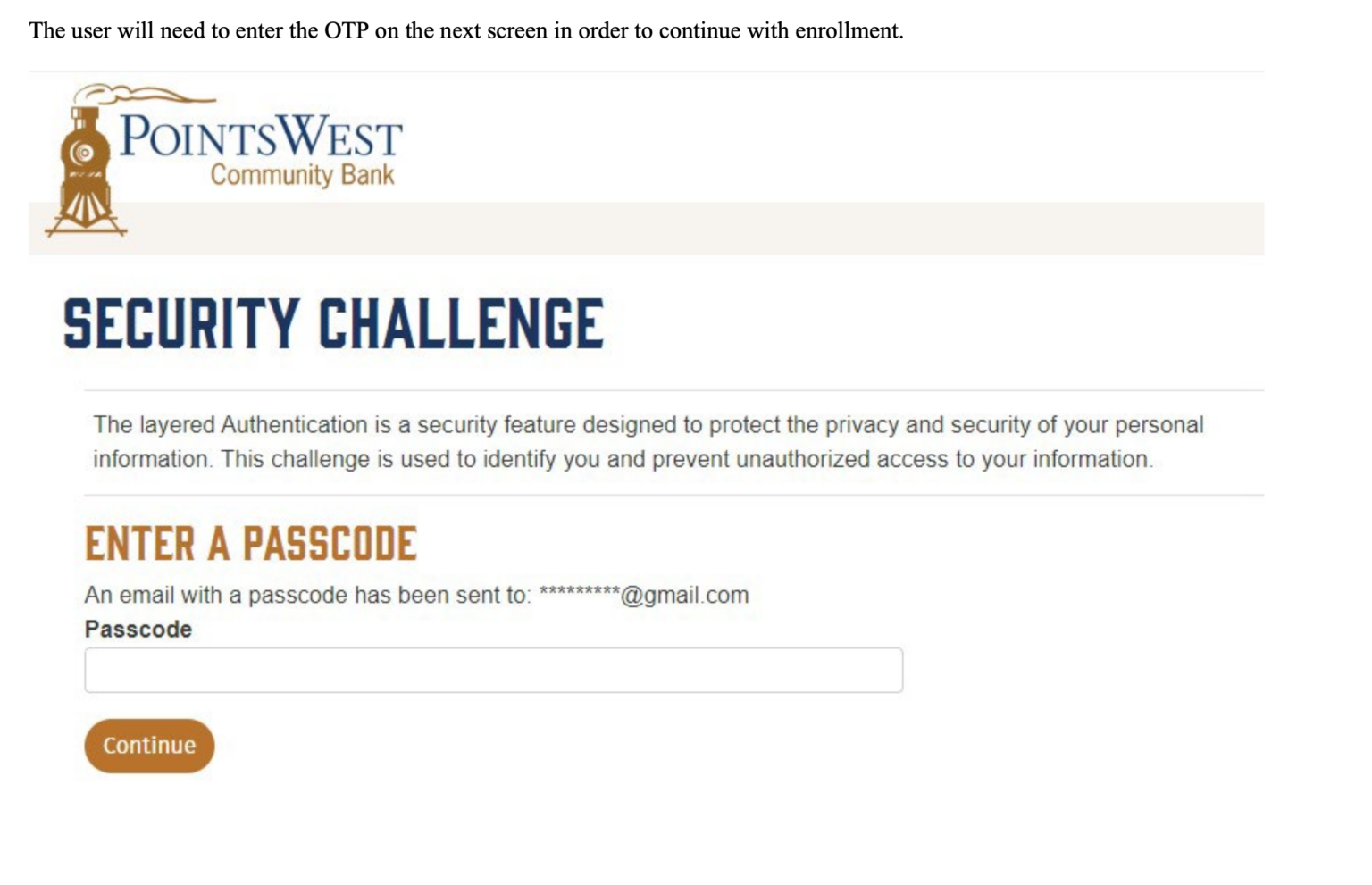 Online Banking Security Enhancement | Points West Community Bank